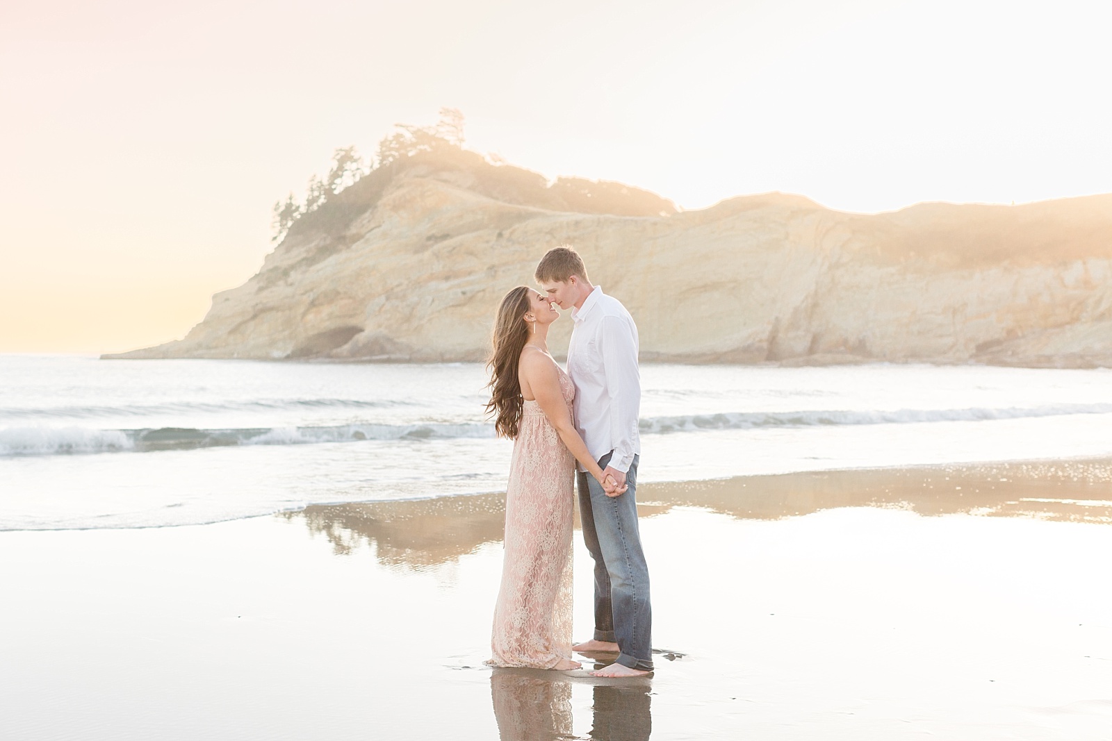 Reece & Monica // Magical Beach Engagement Session - Rebekah Leona